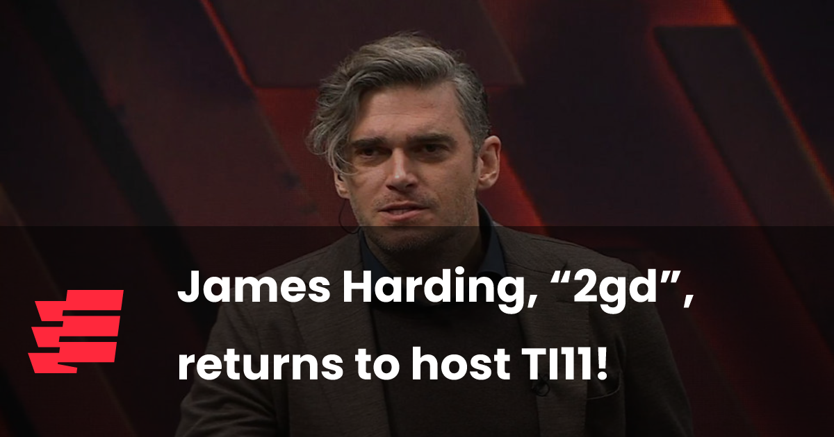 James Harding, “2gd”, returns to host TI11! | esports.gg