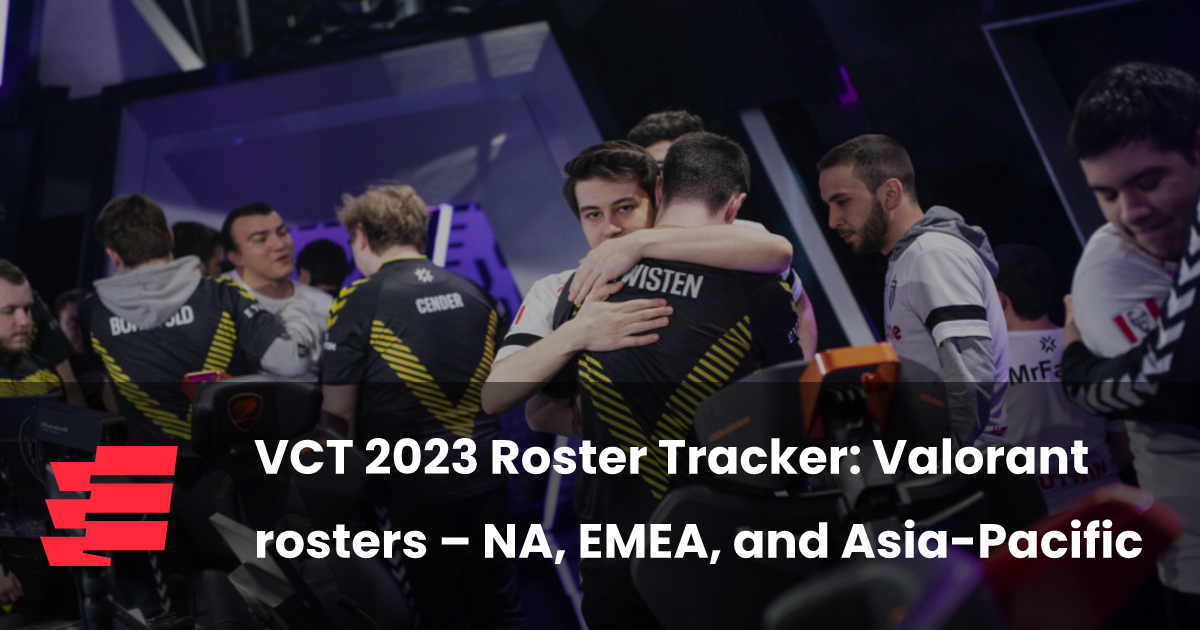 VCT 2023 Roster Tracker: Valorant rosters – NA, EMEA, and Asia-Pacific ...