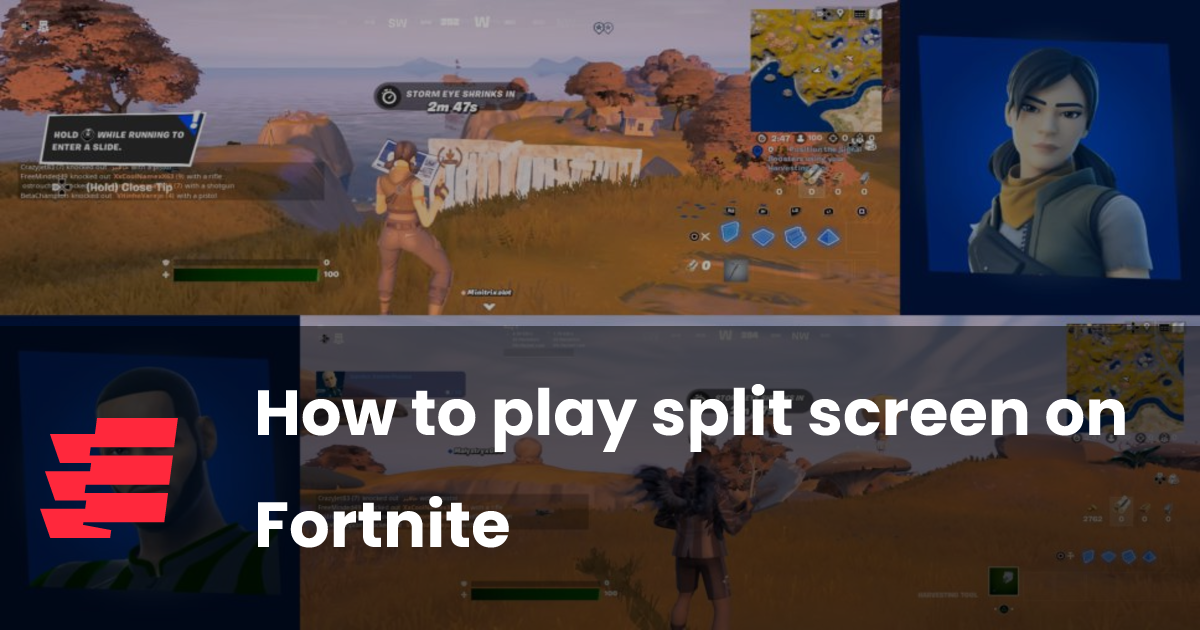 How to play split screen on Fortnite | esports.gg