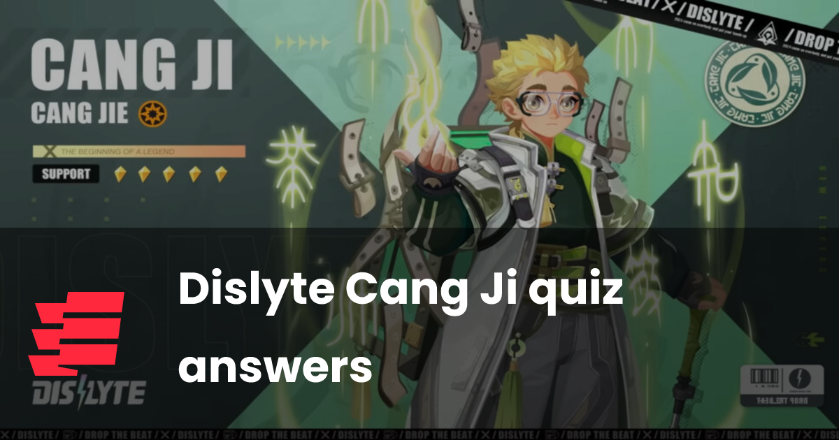 Dislyte Cang Ji quiz answers | esports.gg