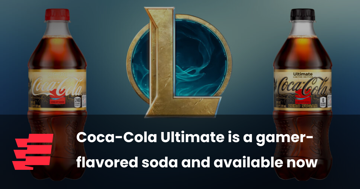 Coca-Cola Ultimate is a gamer-flavored soda and available now | esports.gg