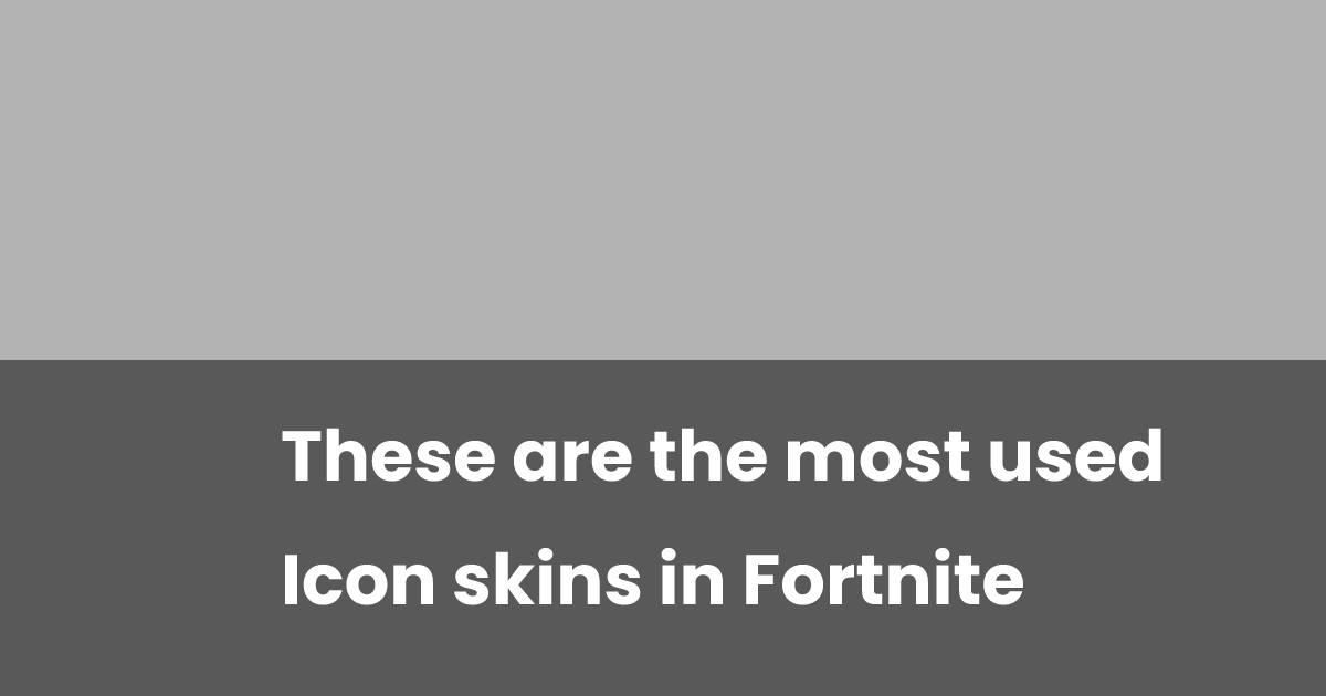 These are the most used Icon skins in Fortnite | esports.gg