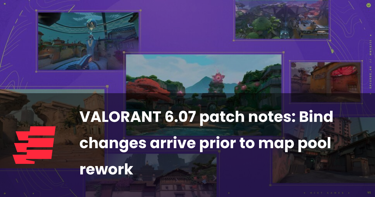 VALORANT 6.07 patch notes: Bind changes arrive prior to map pool rework ...