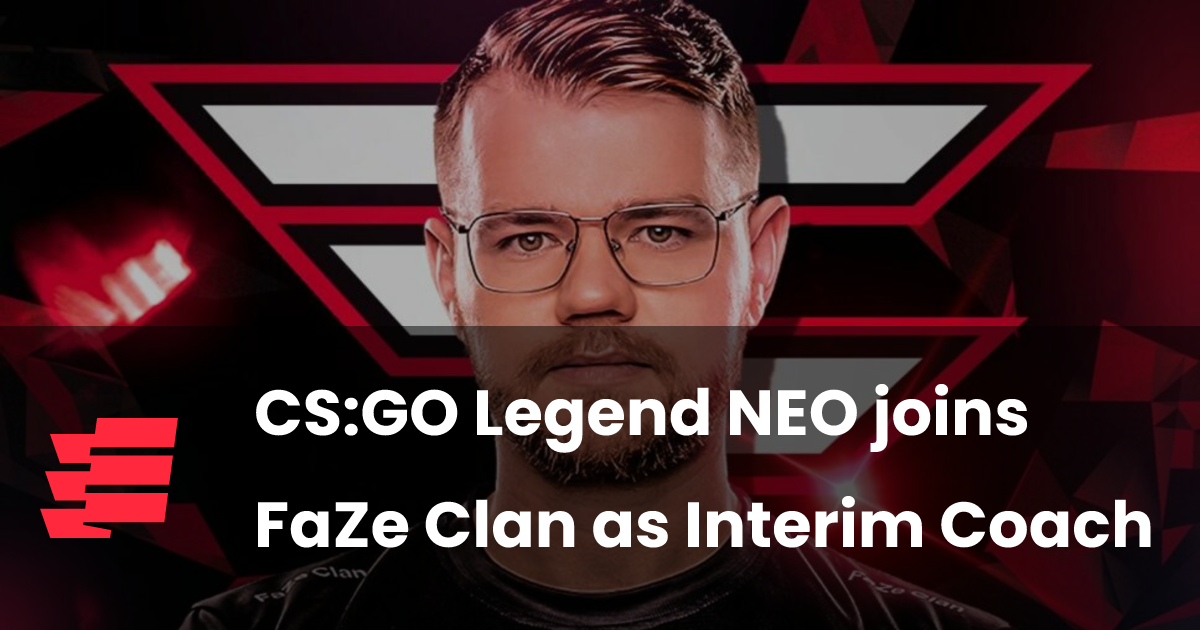 CS:GO Legend NEO joins FaZe Clan as Interim Coach | esports.gg