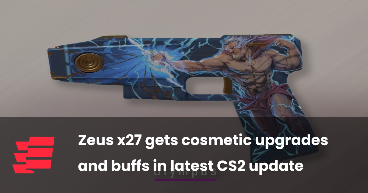 Zeus x27 gets cosmetic upgrades and buffs in latest CS2 update | esports.gg