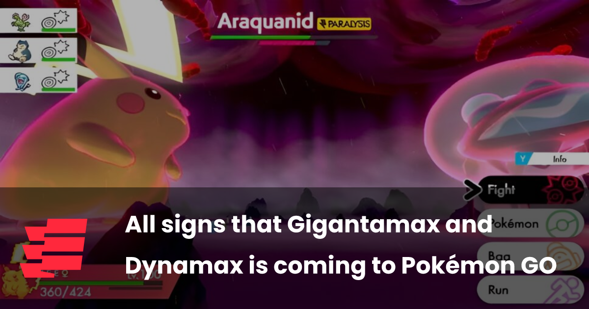 All signs that Gigantamax and Dynamax is coming to Pokémon GO | esports.gg