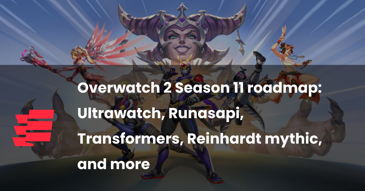 Overwatch 2 Season 11 roadmap: Ultrawatch, Runasapi, Transformers ...