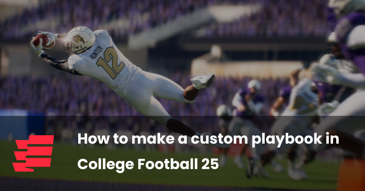 How to make a custom playbook in College Football 25 | esports.gg