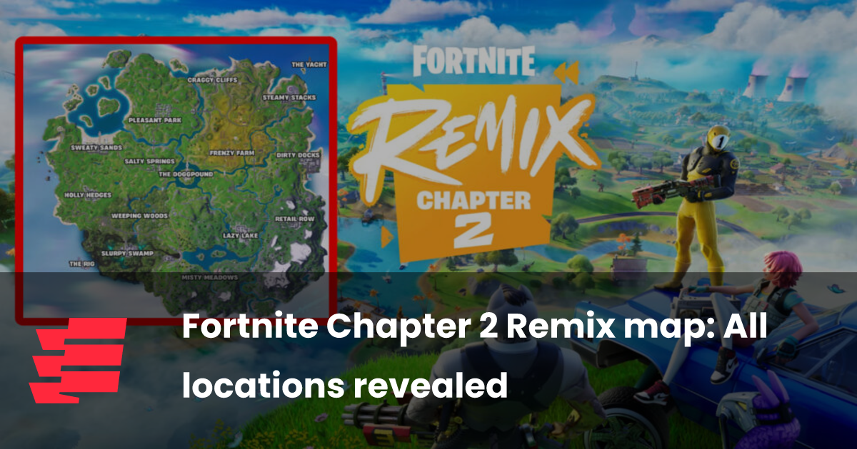 Fortnite Chapter 2 Remix map: All locations revealed | esports.gg