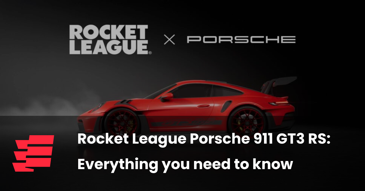 Rocket League Porsche 911 GT3 RS: Everything you need to know | esports.gg