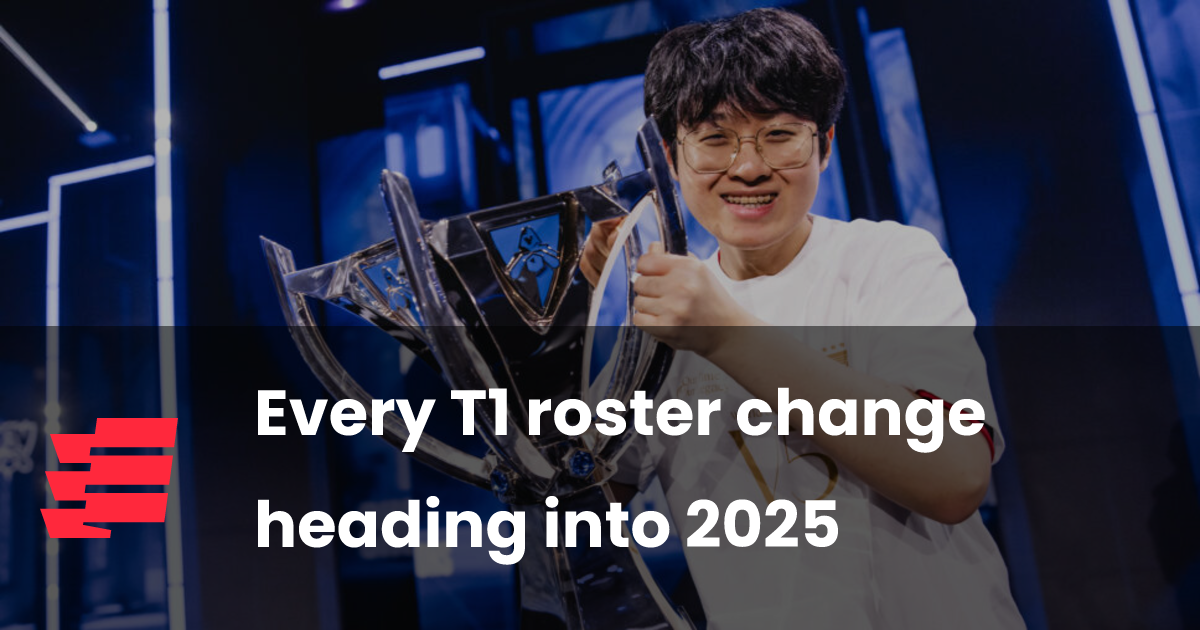 Every T1 roster change heading into 2025 | esports.gg