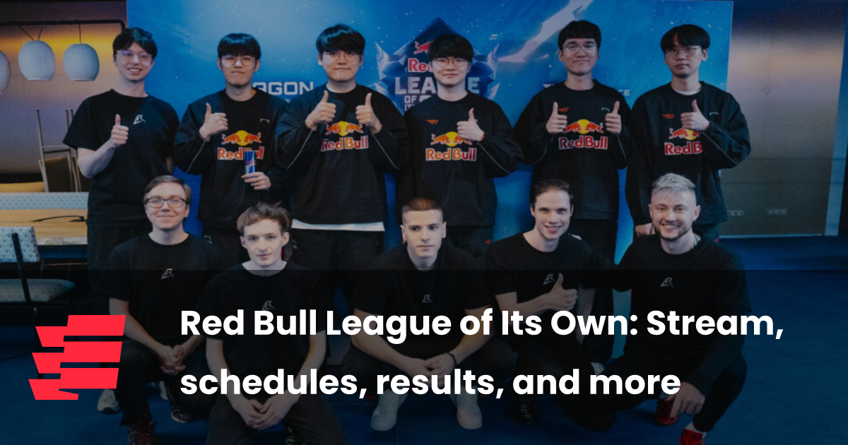 Red Bull League of Its Own: Stream, schedules, results, and more ...