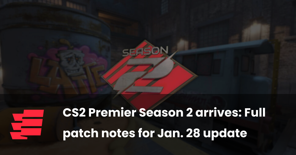 CS2 Premier Season 2 arrives: Full patch notes for Jan. 28 update ...