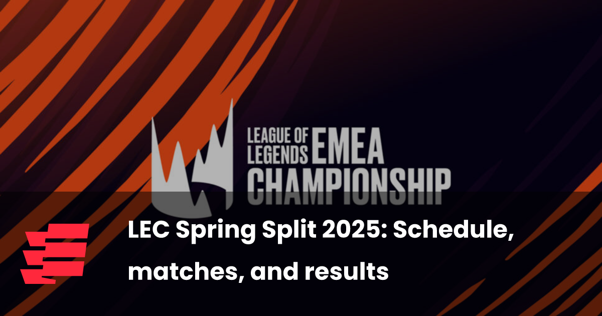 LEC Spring Split 2025: Schedule, matches, and results | esports.gg