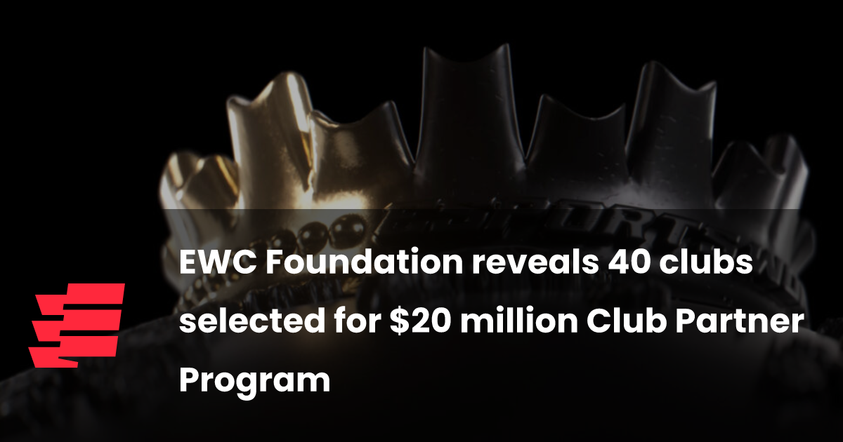 EWC Foundation reveals 40 clubs selected for $20 million Club Partner ...